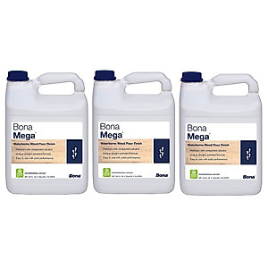 Bona Mega Wood Floor Finish Satin Contractor Pack 3 Gallon