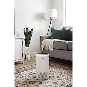 Crane Air Purifier with True HEPA Filter, Germicidal UV Light, 250 Sq Feet Coverage, Timer Function, Sleep Mode, Washable Particle Filter, EE-5067