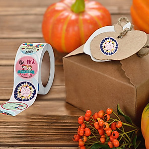 Storrianne Christian Bible Stickers for Kids,1000Pcs 1 Inch Adhesive Jesus Stickers Christian Scripture Quotes for Church Activities, Sunday School Supplies