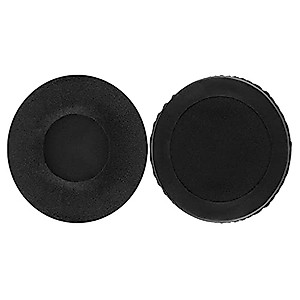 MDR-V700 Replacement Ear Pads Velvet Ear Cushion Earpads Compatible with Technics RP-DH1200 DJ, Sony MDR-V700, Z700, V700DJ, ATH-T2, ATH-PRO700 Headphones (Black/Flannel)