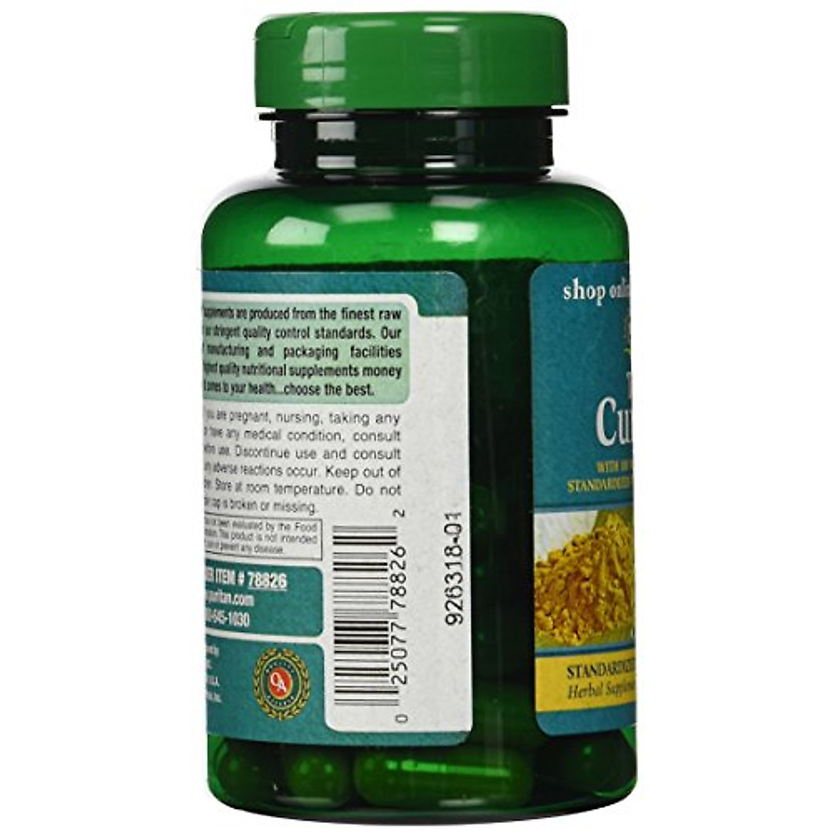 Puritans Pride 2 Pack of Turmeric Curcumin 1000 mg Puritans Pride Turmeric Curcumin 1000 mg-60 Capsules