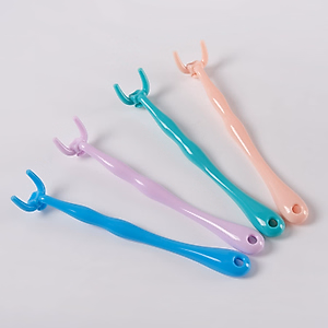 Reusable NO-Waste Dental Floss Handle 2 Counts for Adults and Kids Teeth Cleaning Interdental Brush Unflavored Floss Picks Colorful Design floas Holder Flosser