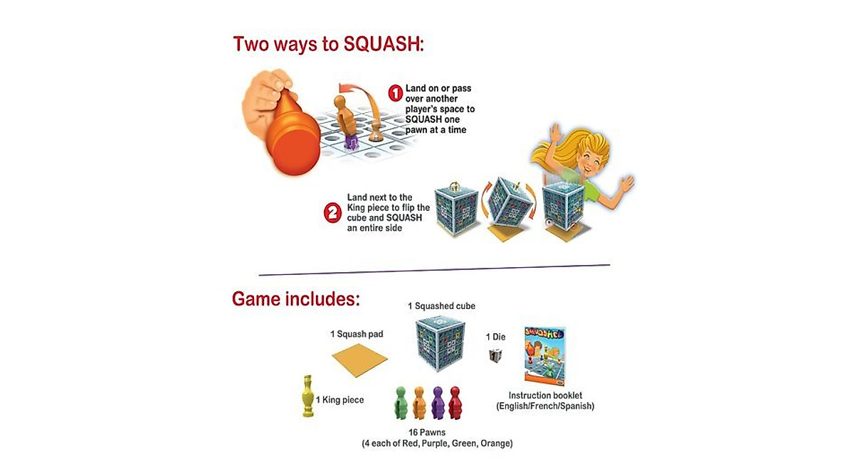 Squashed 3D Strategy Board Game - Fun for Kids & Family