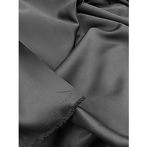 Blackout Drapery Fabric Color: Black, 3 Pass Blackout Fabric, Blackout 99% of Light, 56" Wide, Sold by The Yard