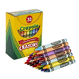 Crayola Crayons, Assorted Colors, Art Tools for Kids, 32 Count