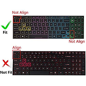 Keyboard Cover for Acer Predator Helios 300 PH315-54 PH315-53 PH315-52 PH317-53 15.6" 17.3"，Acer Nitro 5 AN515-54/55/43/44 AN517-51/52 AN715-51/52 15.6" 17.3" Gaming Laptop,Acer Aspire VX 15 17-Clear