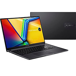 ASUS Vivobook 15 OLED Laptop, 15.6” FHD OLED Display, AMD Ryzen™ 5 7530U CPU, AMD Radeon™ GPU, 8GB RAM, 512GB SSD, Windows 11 Home, Indie Black, M1505YA-DS52
