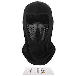 TAGVO Balaclava Ski Mask, Winter Fleece Headwear Riding Hood for Men Women