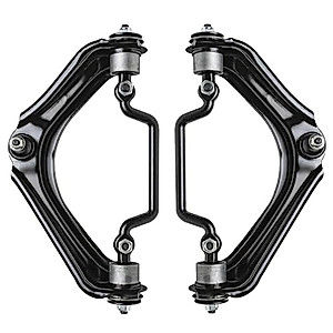 Detroit Axle - 2 Front Upper Control Arms for 02-05 Ford Explorer Lincoln Aviator Mercury Mountaineer 2002 2003 2004 2005 Upper Control Arms & Ball Joints Assembly Replacement