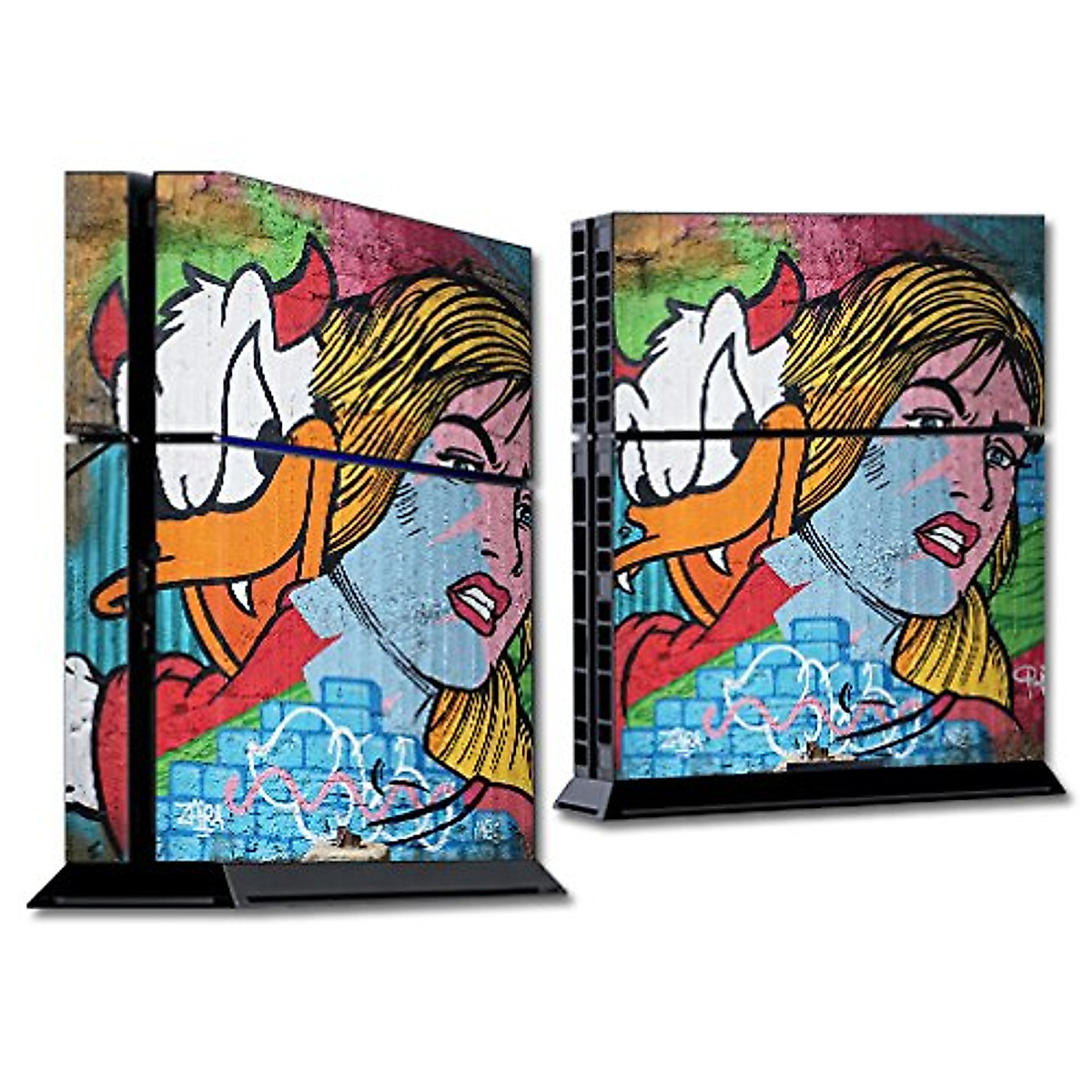 MightySkins Skin Compatible with Sony PS4 Console - Devil Duck | Protective, Durable, and Unique Vinyl Decal wrap Cover | Easy to Apply, Remove, and Change Styles | Made in The USA