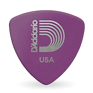 D'Addario Duralin Guitar Picks, Heavy, 10 pack, Wide Shape