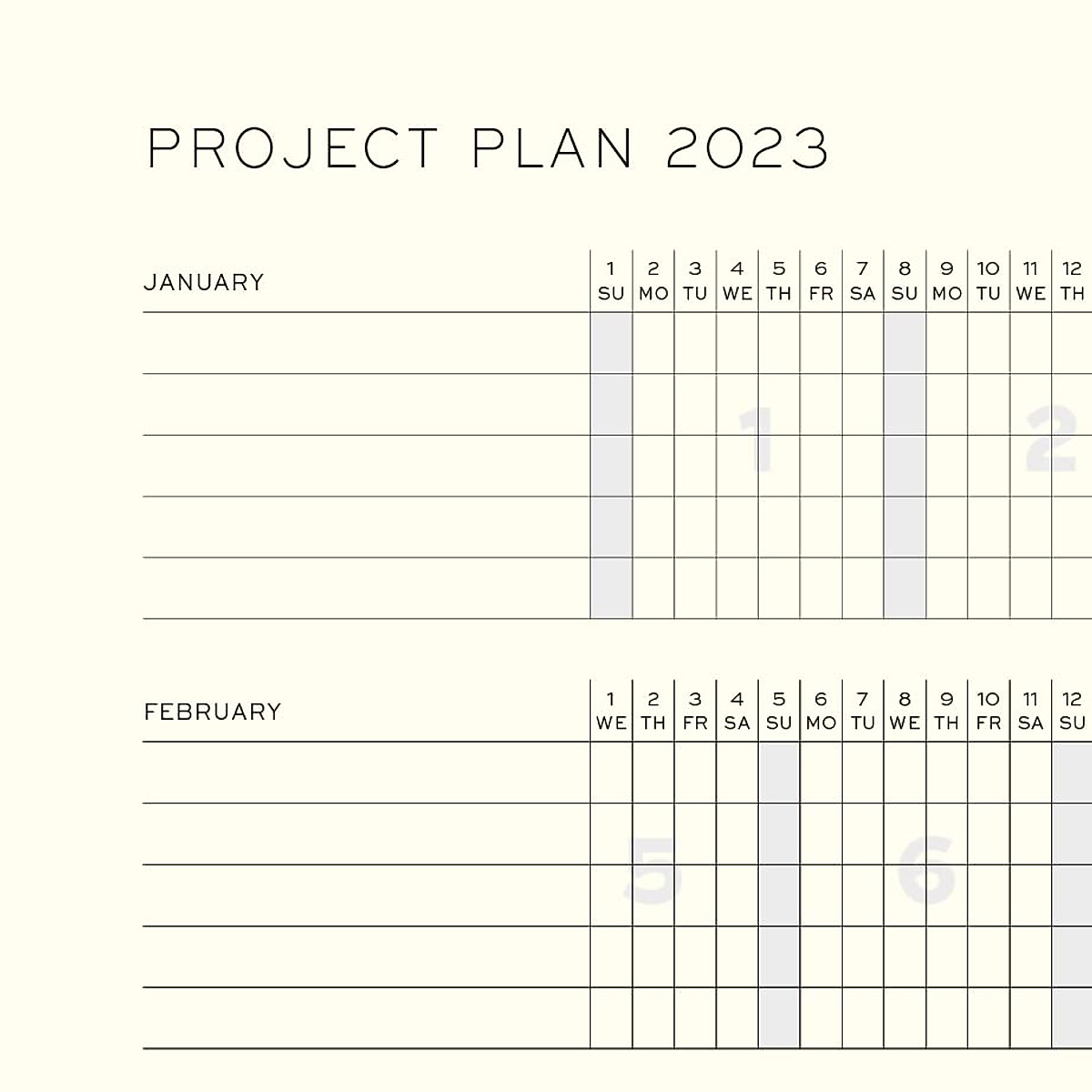 LEUCHTTURM1917 - Weekly Planner & Notebook Softcover Medium (A5) 2023, Black (Jan 1 - Dec 31, 2023)