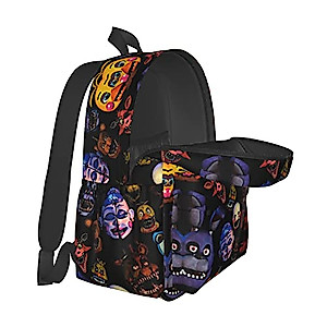 Fnaf backpacks Horror Game Midnight Bears backpack Bookbag bag 3d Casual Light Weight Backpack For Girls Boys Teens