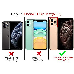 Ownest Compatible for iPhone 11 Pro Max Case for Clear Frosted PC Back Flowers Pattern 3D Floral Girls Woman and Soft TPU Bumper Protective Silicone Slim Case for iPhone 11 Pro Max-Purple