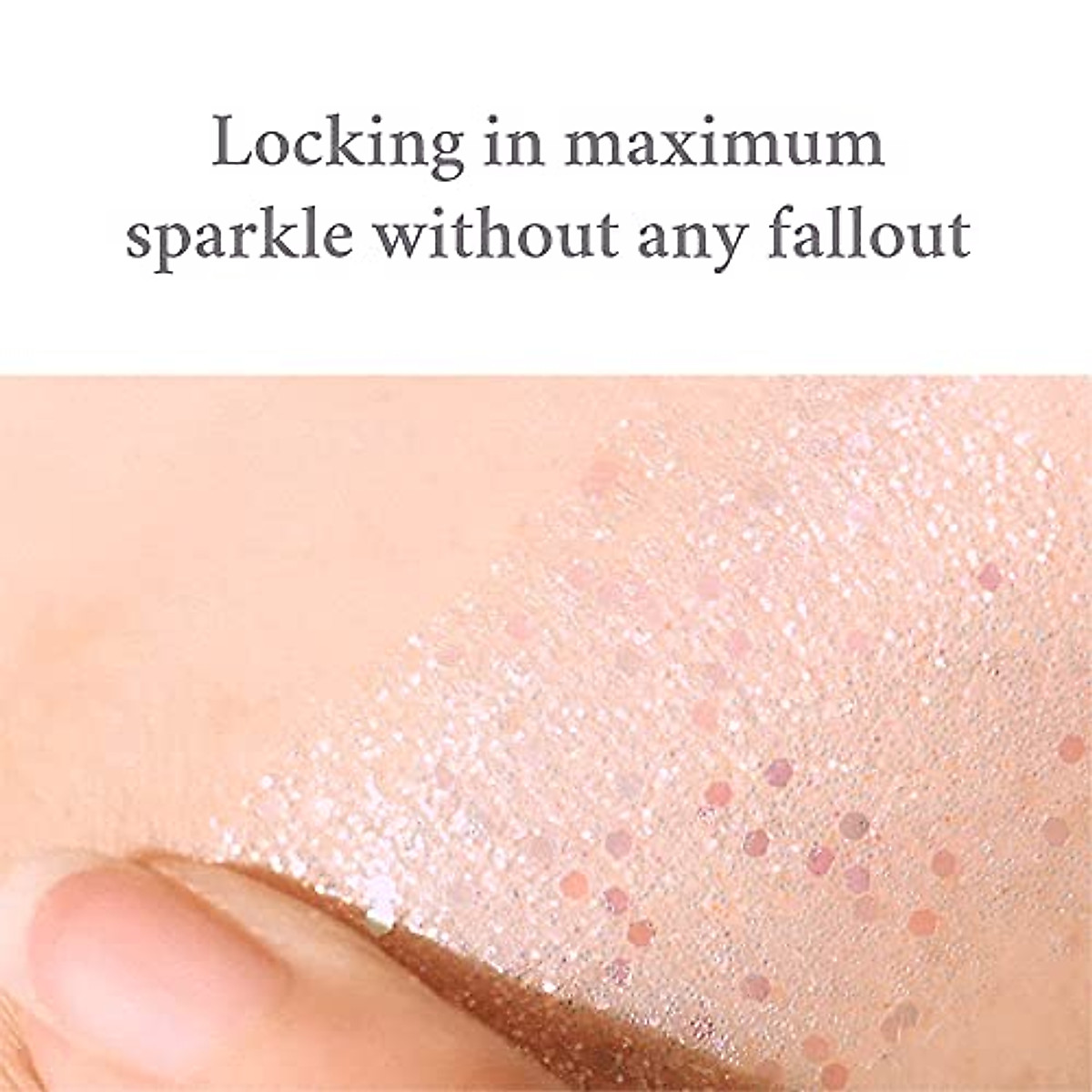 FLYNN Lightcatcher Liquid Glitter Eyeshadow | Long Lasting, Quick Drying, Lightweight Water Texture, No Fall-out | K beauty High-Impact Eye Looks (03 Peach Light) 0.12oz