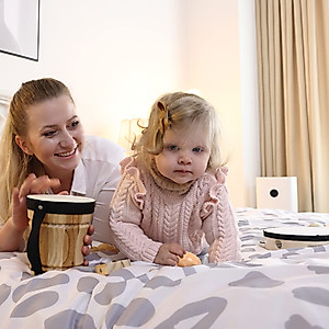 ML.ENJOY Wooden Musical Instruments Toys, Kids Musical Instruments, Toddler Musical Instruments, Eco-Friendly Music Set Natural Wood Percussion Instruments Set