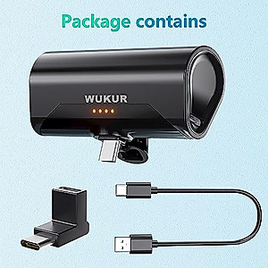 WUKUR 4800mAh Battery Pack Compatible with Oculus/Meta Quest 2 and Quest, Elite Strap, Portable Power Bank for Oculus Quest 2 Accessories