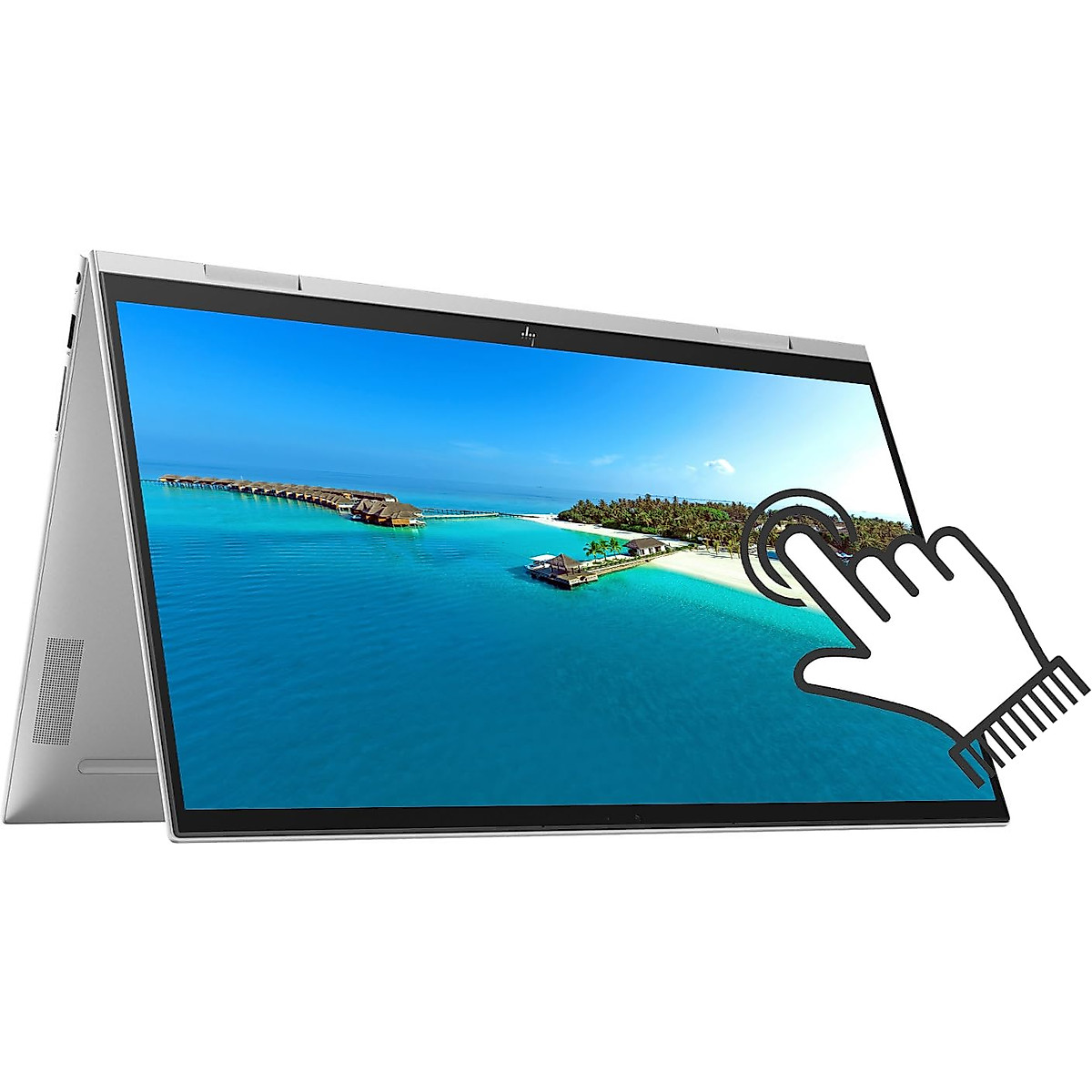 HP Newest Envy x360 2-in-1 Laptop, 15.6" FHD Touchscreen, 12-Core Intel Core i7-1260P, 32GB RAM, 1TB NVMe SSD, Backlit Keyboard, WiFi 6, Thunderbolt 4, Webcam,HDMI, Win 11, w/CUE Accessories