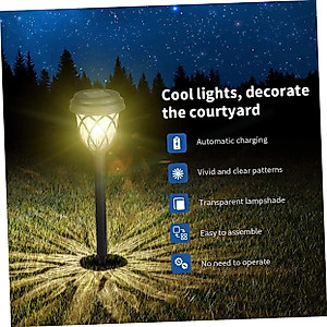 DOITOOL Outdoor Lanterns for Patio Waterproof Solar Power 6 Pack Garden Lights for Pathway and Lawn Decor