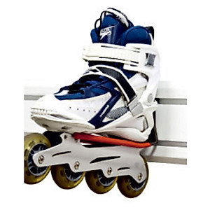 mkki Ski and Snowboard Boot Wall Hanger Wall Storage Roller Skates Wall Rack Wall Mount for Ice Skates & Roller Skates Boot (B)