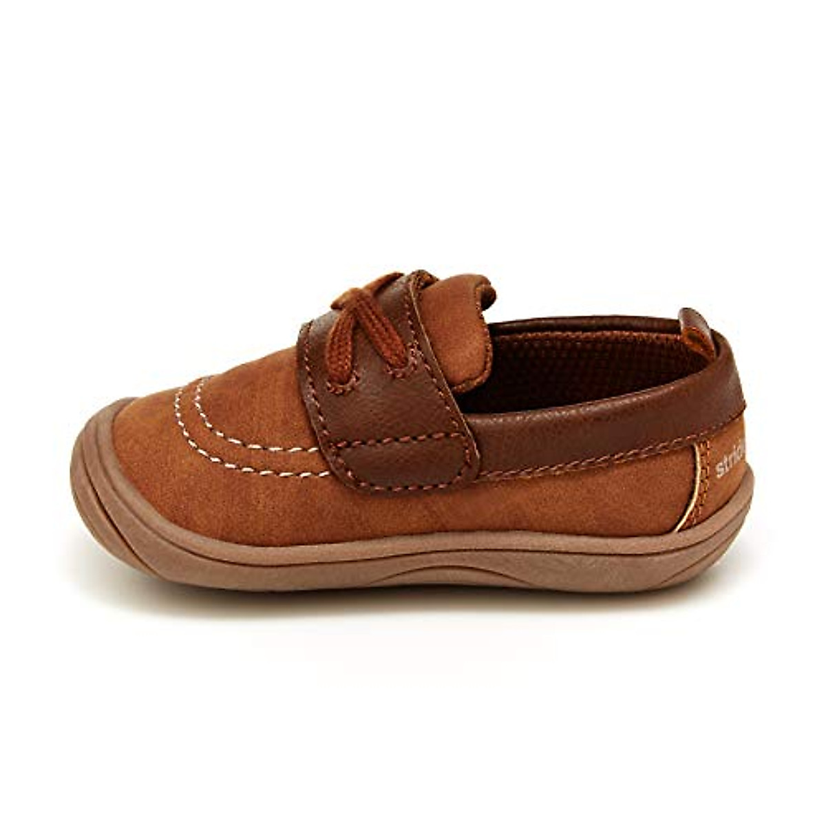 Stride Rite 360 baby boys Hampton Boat Shoe, Brown, 4 Infant US