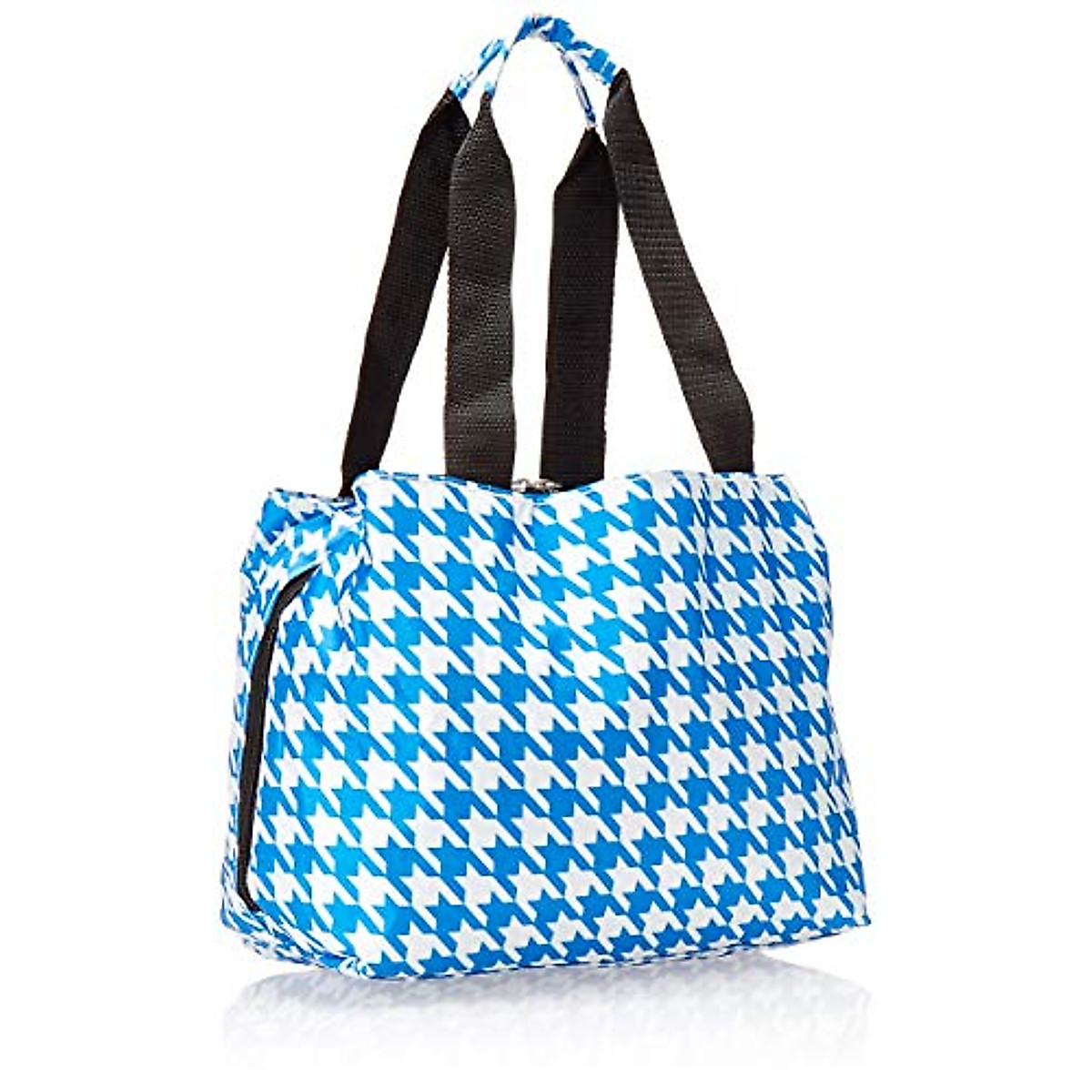 Nicole Miller of New York Insulated Lunch Cooler- Summer 2015 Colors - 11 Lunch Tote (Houndstooth Blue)