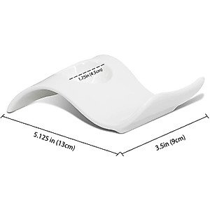 Ceramic Egg Cup, Set of 8 Porcelain Egg Cup for Soft Boiled Egg with Egg Topper Cutter Egg Holder Set for Breakfast, Kitchen, Decorative