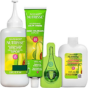 Garnier Hair Color Nutrisse Nourishing Creme, 462 Dark Berry Burgundy (Sugar Beet) Red Permanent Hair Dye, 1 Count (Packaging May Vary)