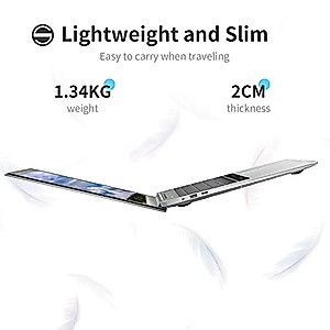 SGIN Laptop 15.6 Inch, 4GB DDR4 128GB SSD Windows 11 Laptops with Intel Celeron N4020C(up to 2.8 GHz), Intel UHD Graphics 600, Mini HDMI, WiFi, Webcam, USB3.0, Bluetooth 4.2