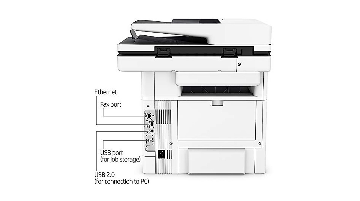 HP LaserJet M528f Monochrome Printer - Secure, Fast & Efficient