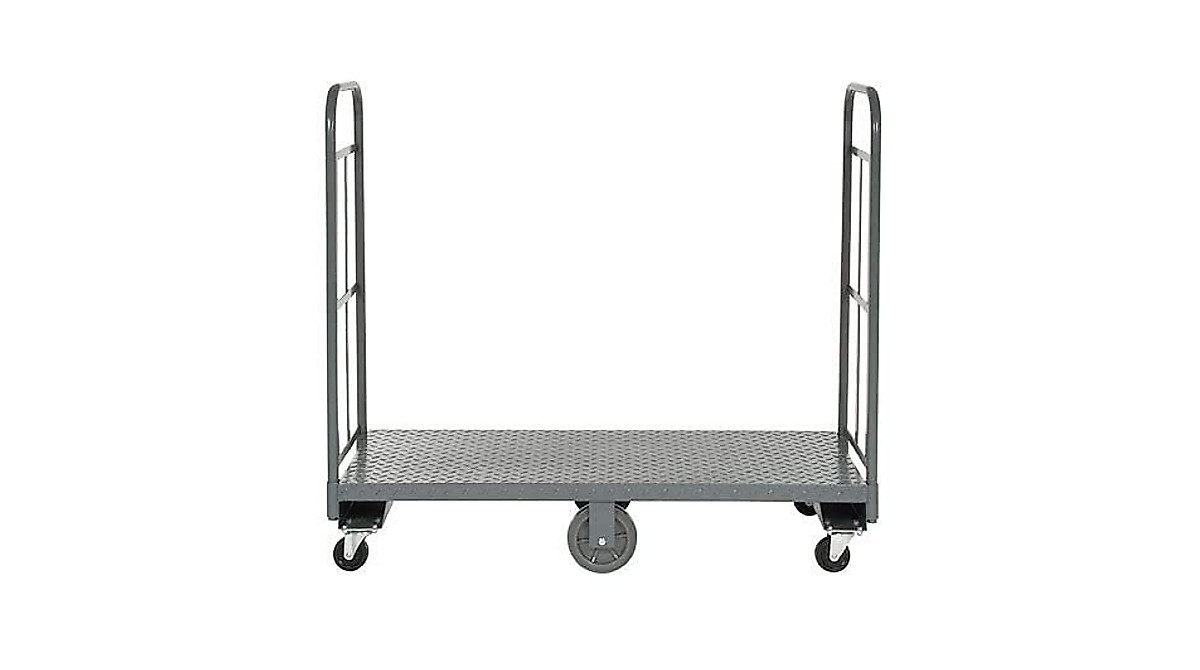 GLOBAL INDUSTRIAL Steel Deck High-End Narrow Aisle U-Boat Platform ...