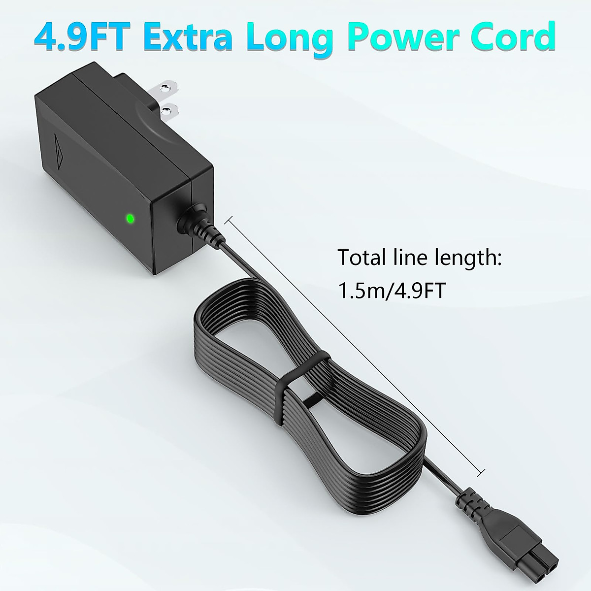 Charger for WYBOT Robotic Pool Vacuum Cleaner Compatible with Wybot C1 OS7010C Cordless Pool Vacuum Cleaner Power Adapter