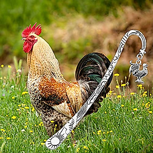 MYOSPARK Chickens Bookmark Chickens Lover Gift Chicken Mom Gift Bookmark Literary Reader Gift (Chicken Bookmark)