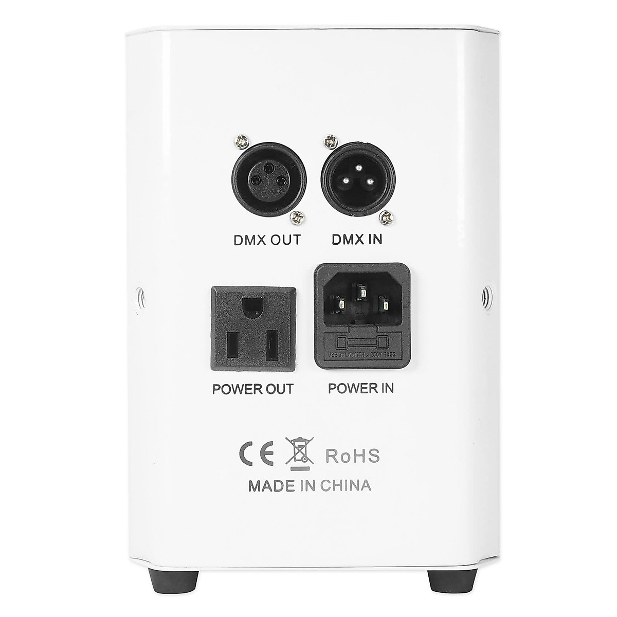 2 Rockville RockWedge LED RGBWA+UV Rechargeable Wireless DMX White Par Up-Lights