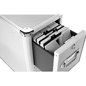 Vaultz A to Z CD and DVD Storage File Guides, 26 Guides per Box, Black (VZ01176)