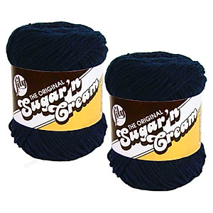 Sugar'N Cream Yarn - Solids-Bright Navy2