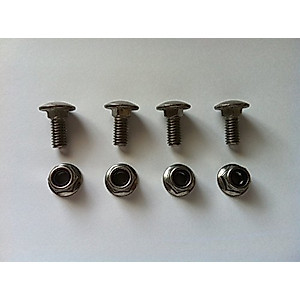 4 Pack - Stainless Steel Replacement Nuts/Bolts for 712-04063 / 710-0451