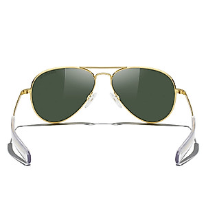 MERRY'S Classic Aviator Military Polarized Sunglasses for Men or Women S8562