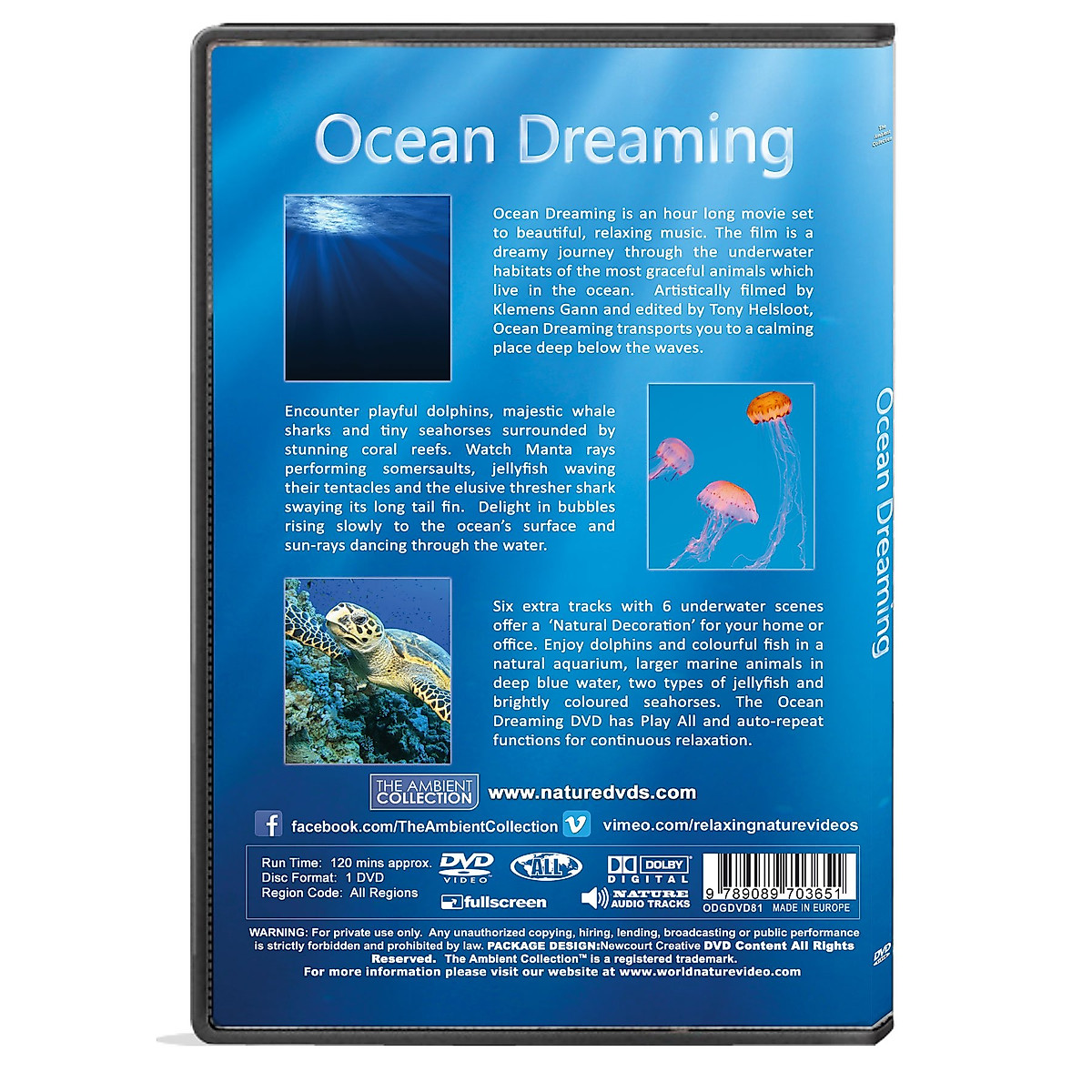 Underwater DVD - Ocean Dreaming - Relaxing Scenes of Corals and Tropical Fishes