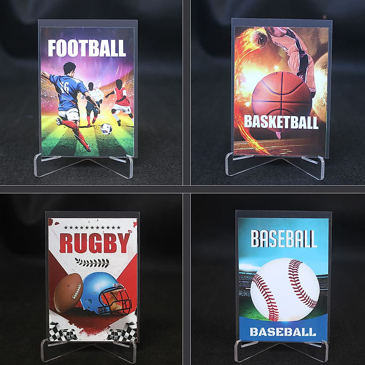 TURKRA 1200 Count Soft Card Sleeves, 2-5/8" X 3-5/8" Card Protectors, Ultra Clear Protective Sleeves for Trading Cards and Sports Cards (1200 Count)