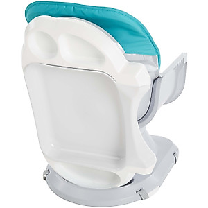 Fisher-Price SpaceSaver High Chair, Blue/Green