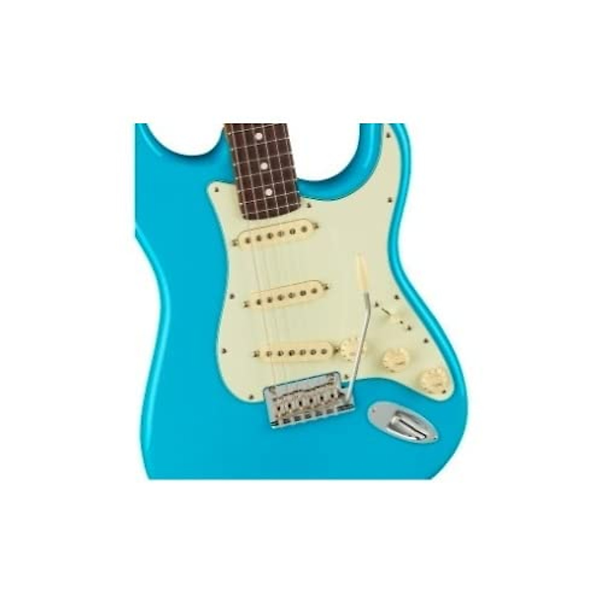 Fender 6 String Solid-Body Electric Guitar, Right, Miami Blue (0113900719)