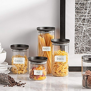 300pcs Removable Freezer Labels, Yoget 1 x 2 Inch Food Storage Stickers, Refrigerator Freezer Paper Label Easy Clean Leaves No Residue, Blue Food Labels Roll