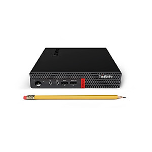 Lenovo ThinkCentre M625Q Thin Client Desktop Computer, AMD A9-9420e Processor, 4 GB DDR4 SDRAM, 128 GB SSD, ‎AMD Radeon R5 Graphics, Windows 10 Pro, 10TF002WUS, Black