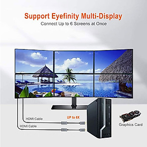 CableCreation Active DisplayPort to HDMI Adapter, DP to HDMI Adapter (Male to Female) 4K@60Hz HDR, Uni-Directional Display Port 1.4 to HDMI 4K Adapter Compatible for Desktop,TV,Monitor&More