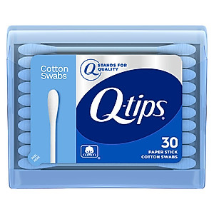 Q-tips Swabs Travel Pack,30 Count, Pack of 1 blue