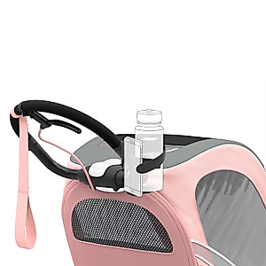 CYBEX AVI/ZENO 2-in-1 Cup Holder Accessory, Stroller Cup Holder with Phone Holder, Adjustable for Optimal Viewing, Compatible with CYBEX AVI Jogging Stroller & ZENO Multisport Baby Trailer