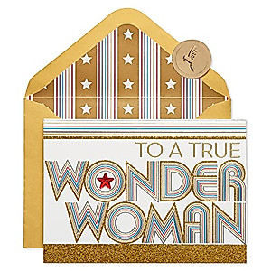 Papyrus Blank Wonder Woman Card for Her (True Wonder Woman)