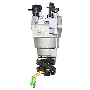 Fullas Huayi Carburetor Automatic Choke P27-1 Carb Compatible with Honda EC6500CX EB6500X EL6500CXS EG6500CX 5000W 6000W Gas Generator with Solenoid and Gaskets