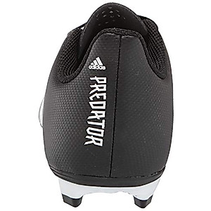 adidas Firm Ground Predator Freak .4 Soccer Shoe (boys) Black/White/Black 6 Big Kid